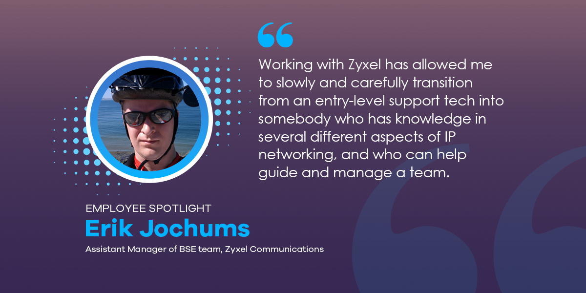 Employee Spotlight: Erik Jochums, Assistant Manager of the Broadband ...